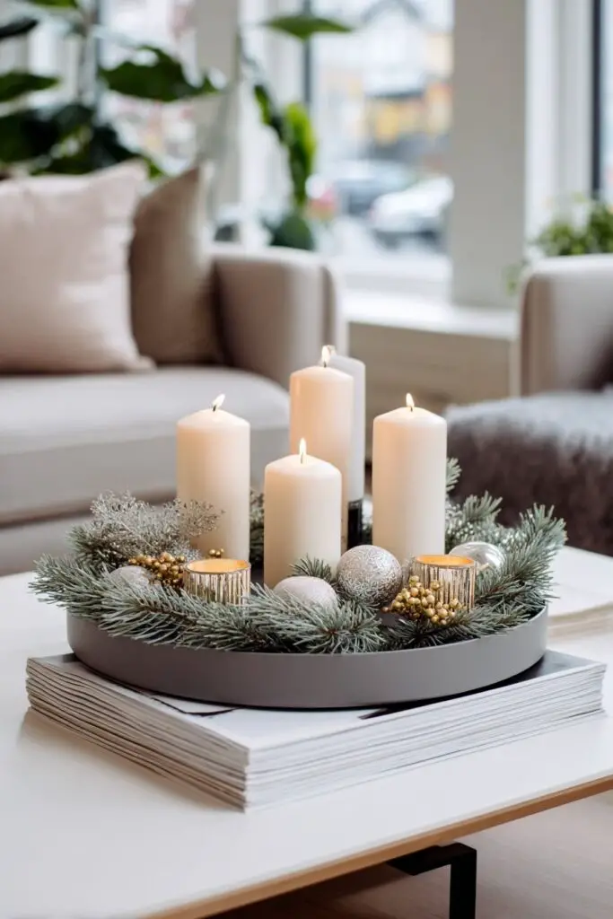 Stilvolle Ausgefallen Adventskranz Lãnglich Modern Bilder